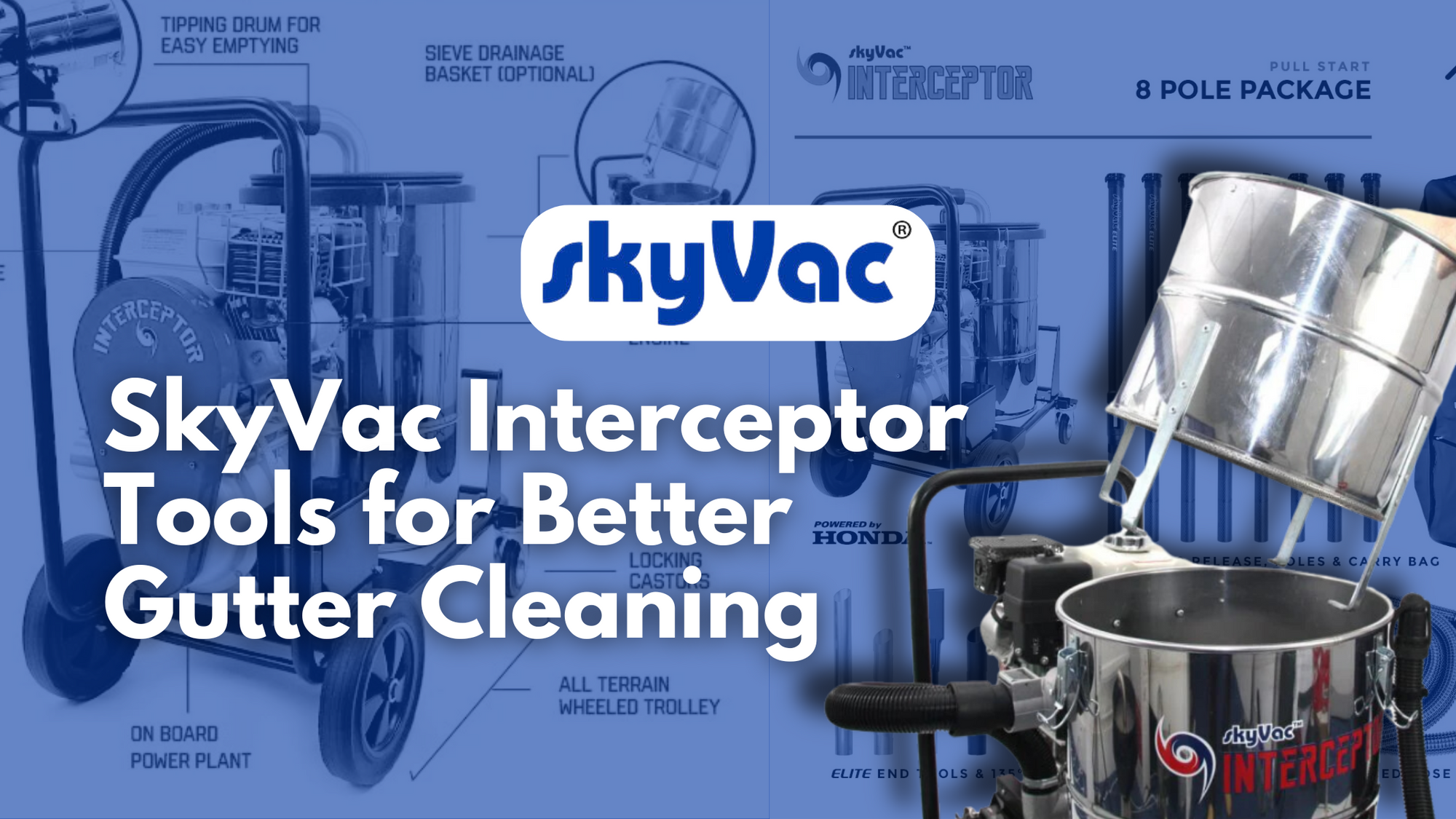 SkyVac Interceptor Tools for Better Gutter Cleaning | Sky Vac Gutter ...